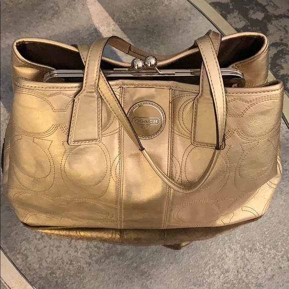Coach | Bags | Rose Gold Coach Purse | Poshmark